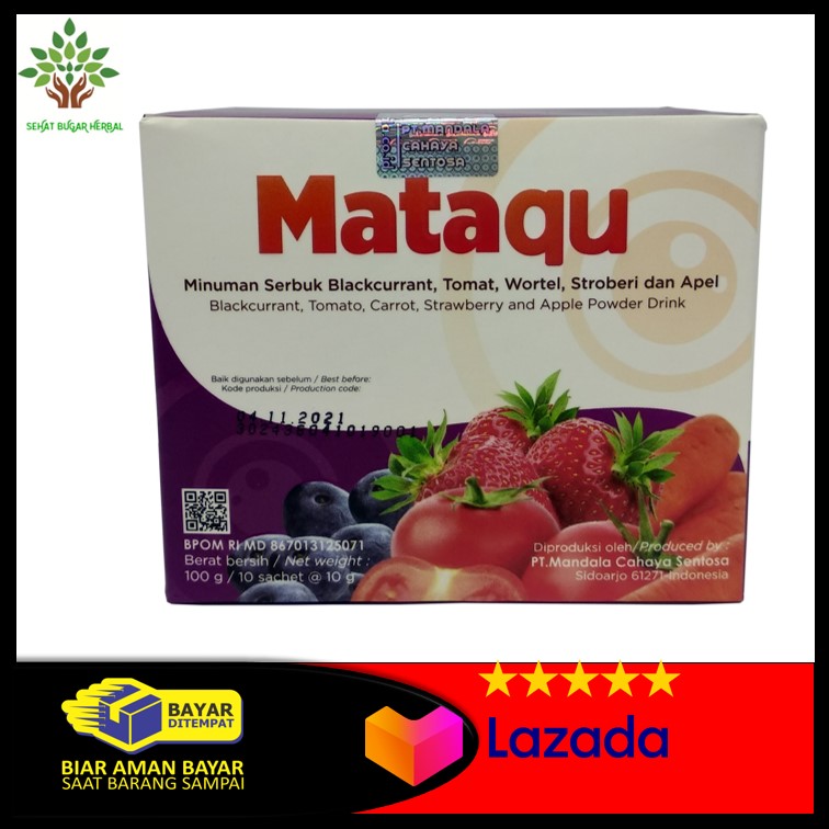 MATAQU Vitamin Mata Ekstrak Buah-Buahan Segar | Lazada Indonesia