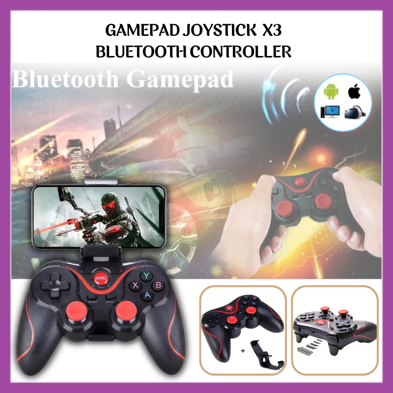Gamepad Joystick X3 Bluetooth Wireless Controller Game Pad Handle ...