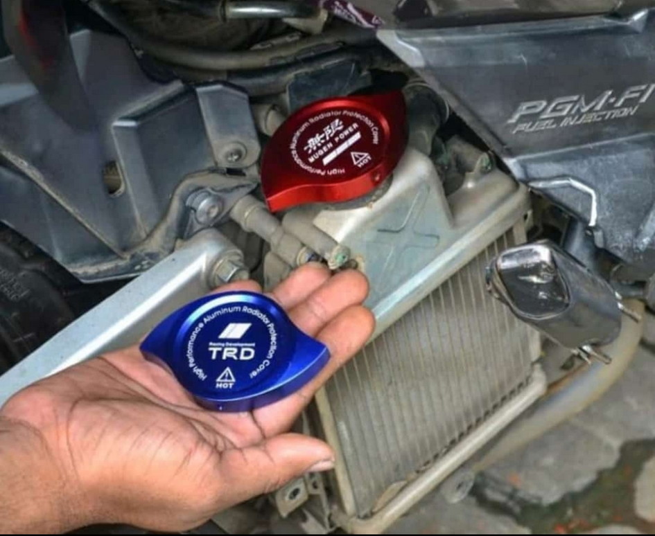 RADIATOR CAP TUTUP RADIATOR / CNC NMAX AEROX PCX VARIO CBR / COVER ...