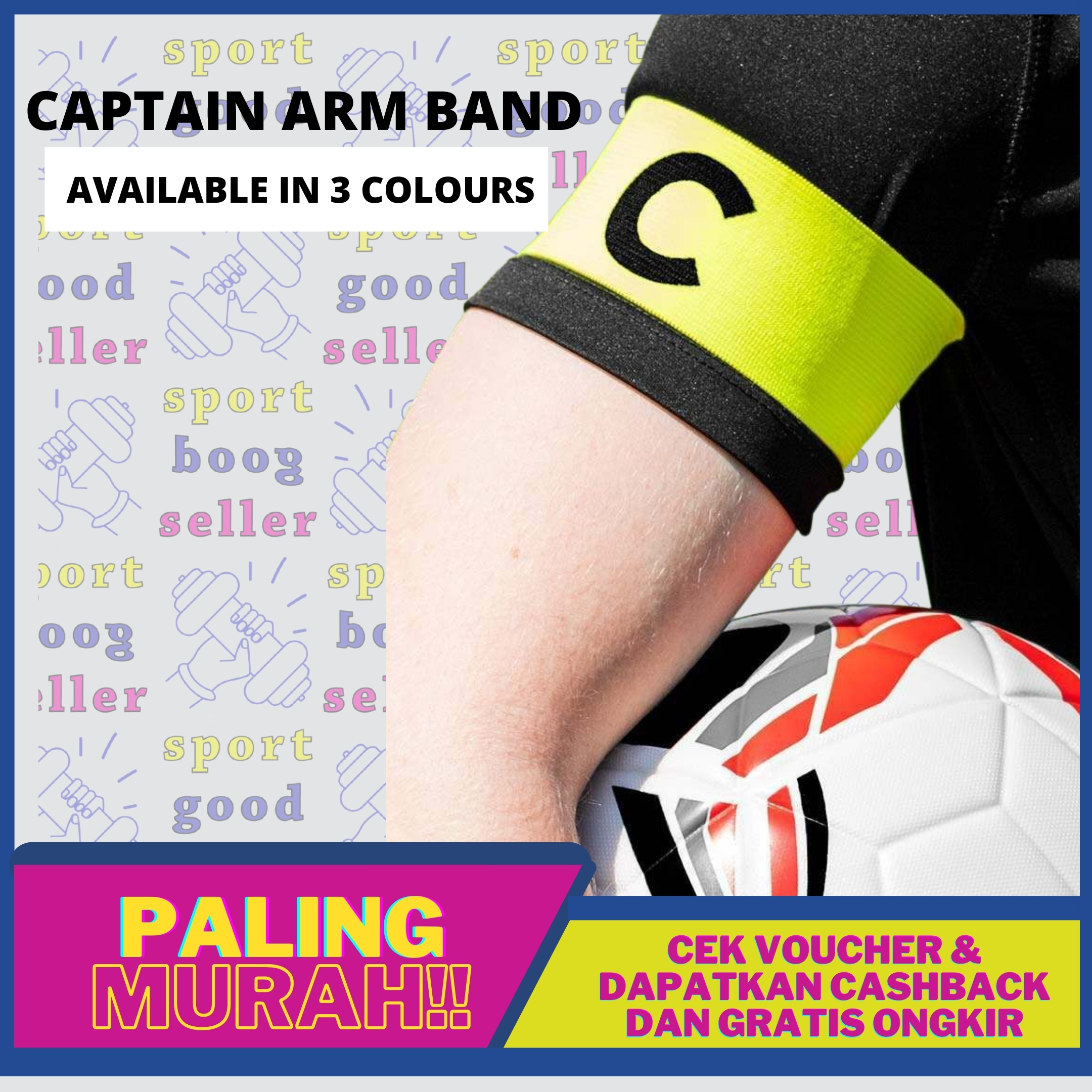 Ban Kapten Sepak Bola Futsal Captain Arm Band | Lazada Indonesia