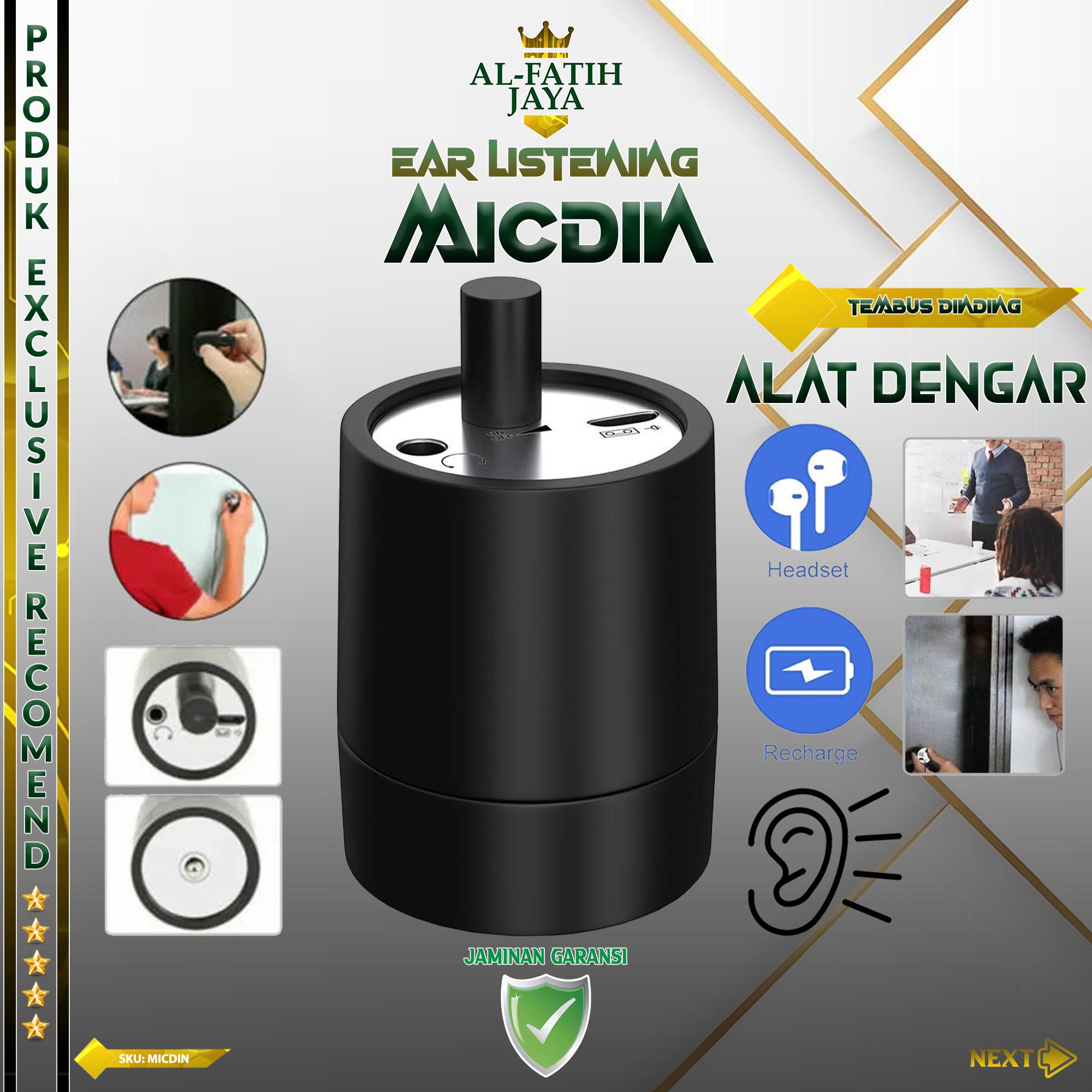 Detector Alat Pedeteksi Pendengar Suara Deteksi Kebocoran Pipa Air ...