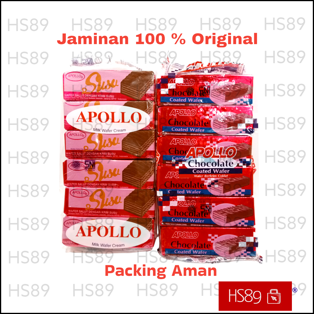 Apollo Wafer 12 pcs Malaysia Coklat Susu - Wafer Apollo | Lazada Indonesia
