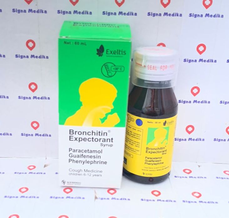 Bronchitin Expectorant Sirup 60 ml - Obat Batuk Berdahak Anak | Lazada ...