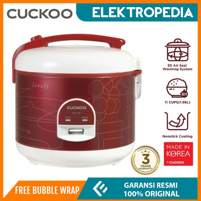 CUCKOO - Rice Cooker 11 Cups 1.98 Liter CR1122 Made In KOREA | Lazada ...