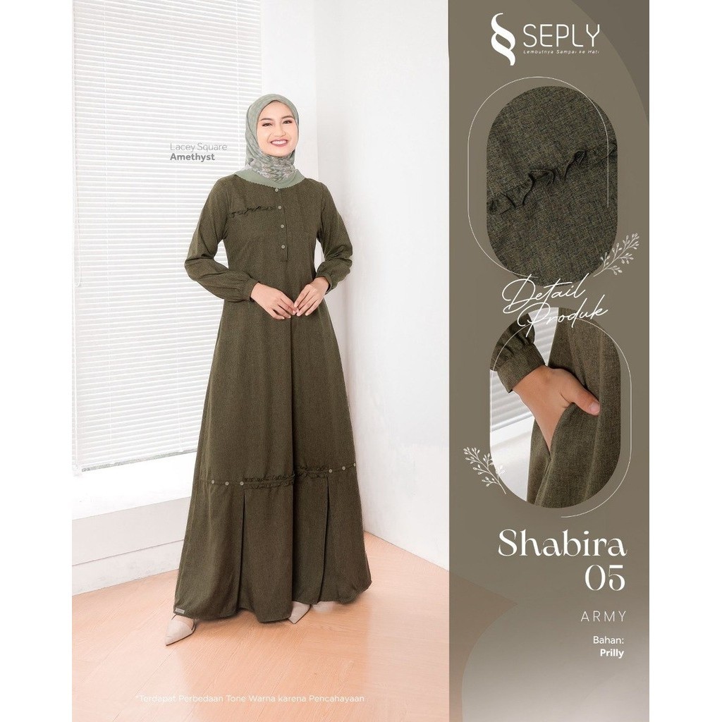 Seply Shabira 05 Gamis Terbaru Ramadan 2024 | Lazada Indonesia