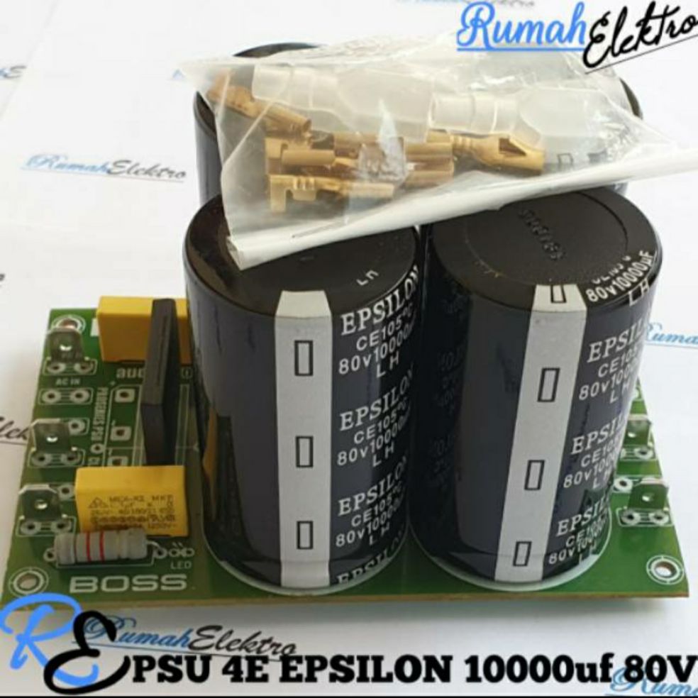 Kit PSU 4 Elco EPSILON 10000uf 80V Plus Skun | Lazada Indonesia