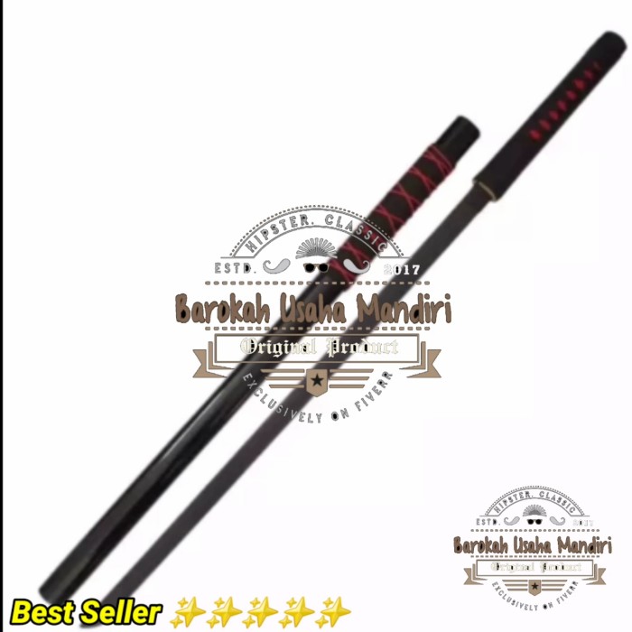 mainan pedang kayu cosplay anime naruto guru kakashi hatake sword ...