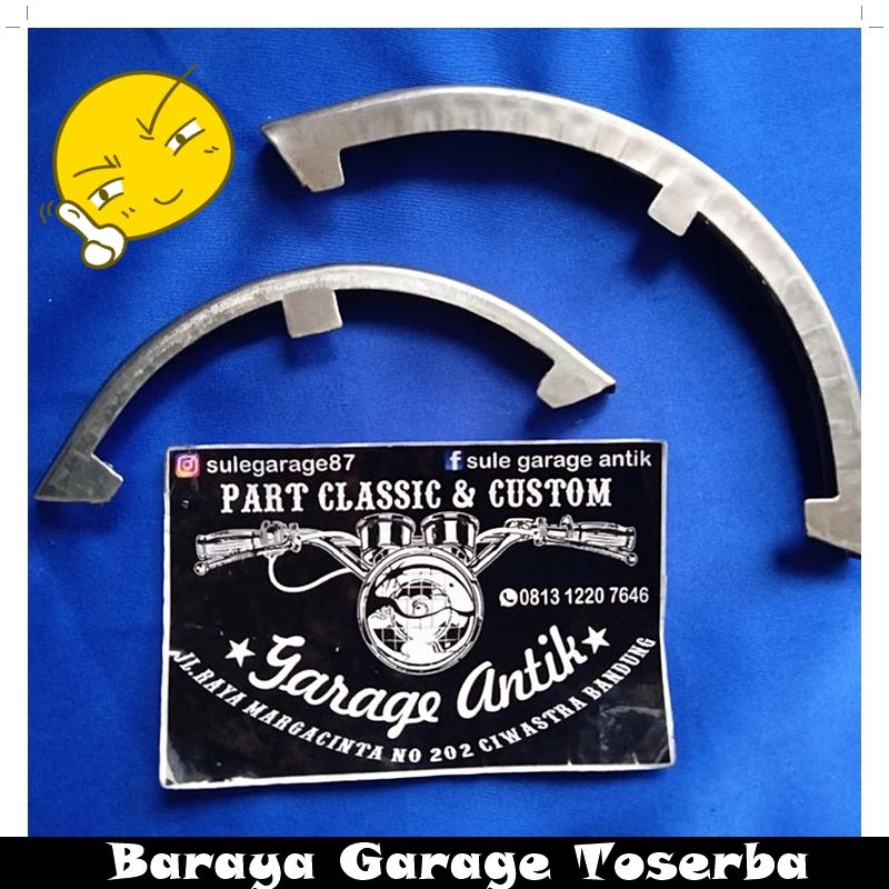 Plat Lis Dada honda c70 bekjul Motor jadul custom | Lazada Indonesia