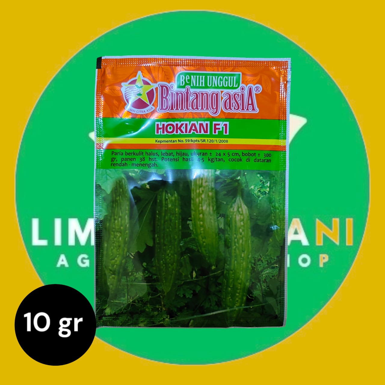 Paria Merek Bintang Asia HOKIAN F1 (10 Gram) 100% ORI | Lazada Indonesia