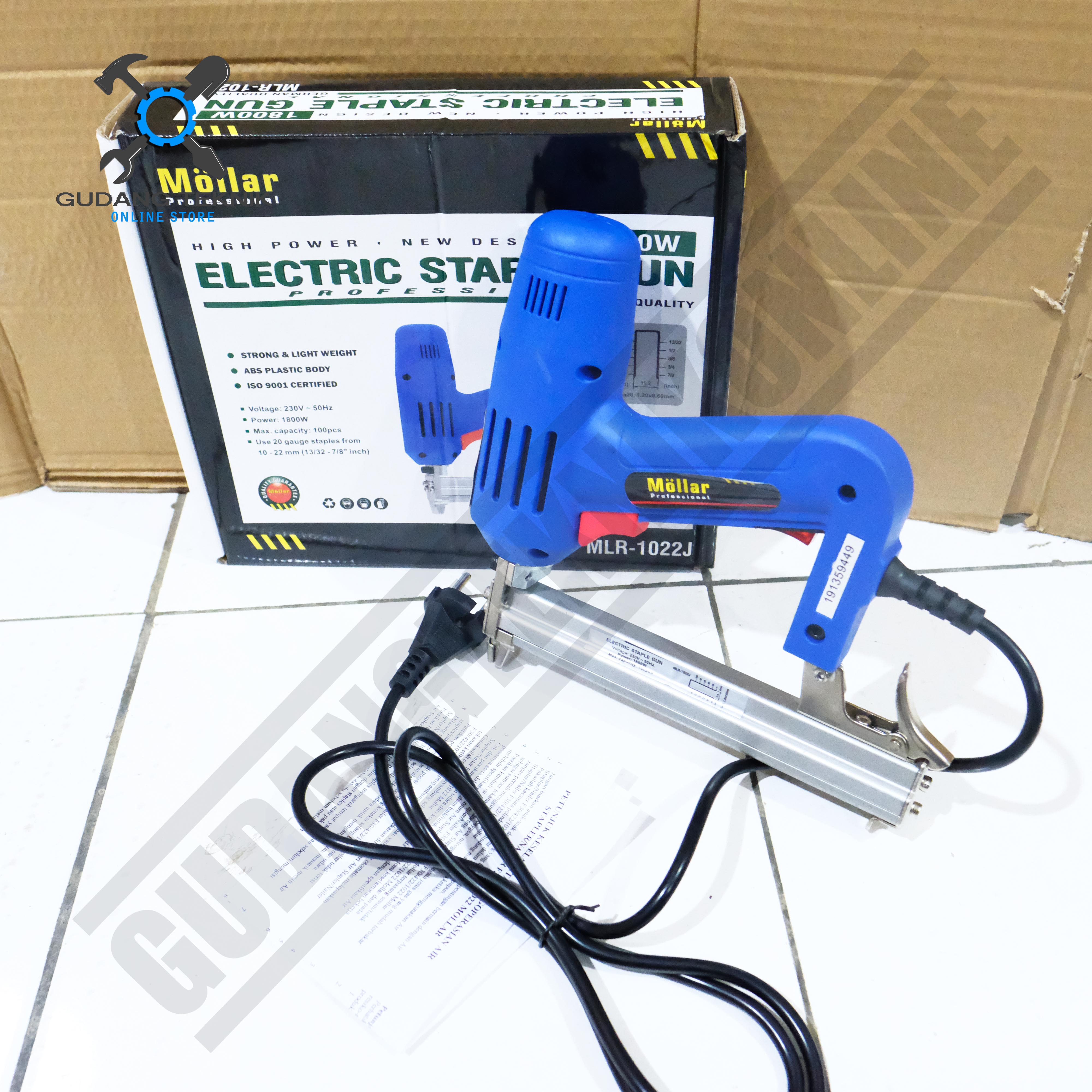 Mesin Staples Tembak Elektrik MLR1022J Electric Staple Gun MLR 1022J ...