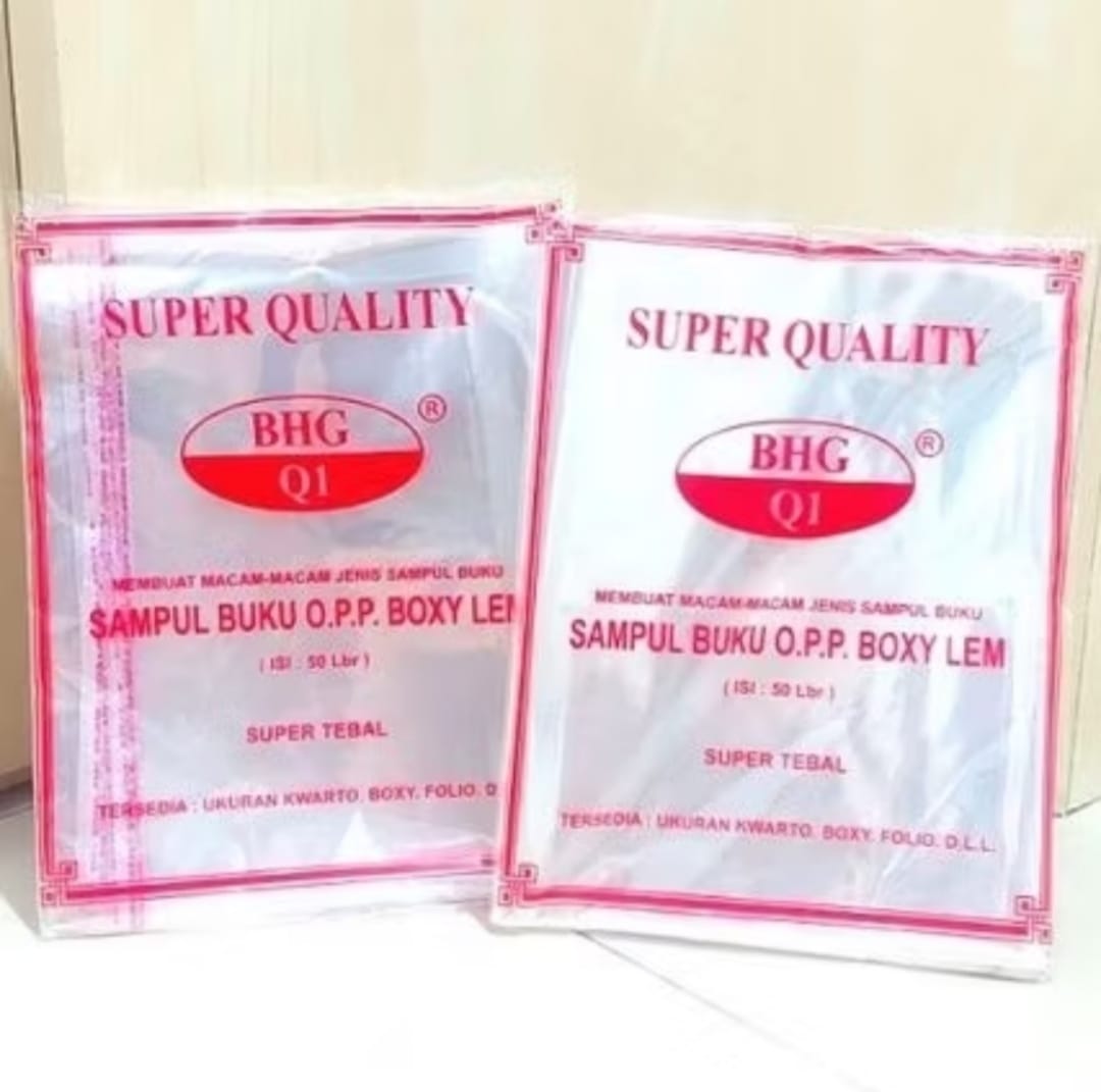 AS888 - Sampul Buku Plastik Ukuran BOXY Lem Isi 20lbr | Lazada Indonesia