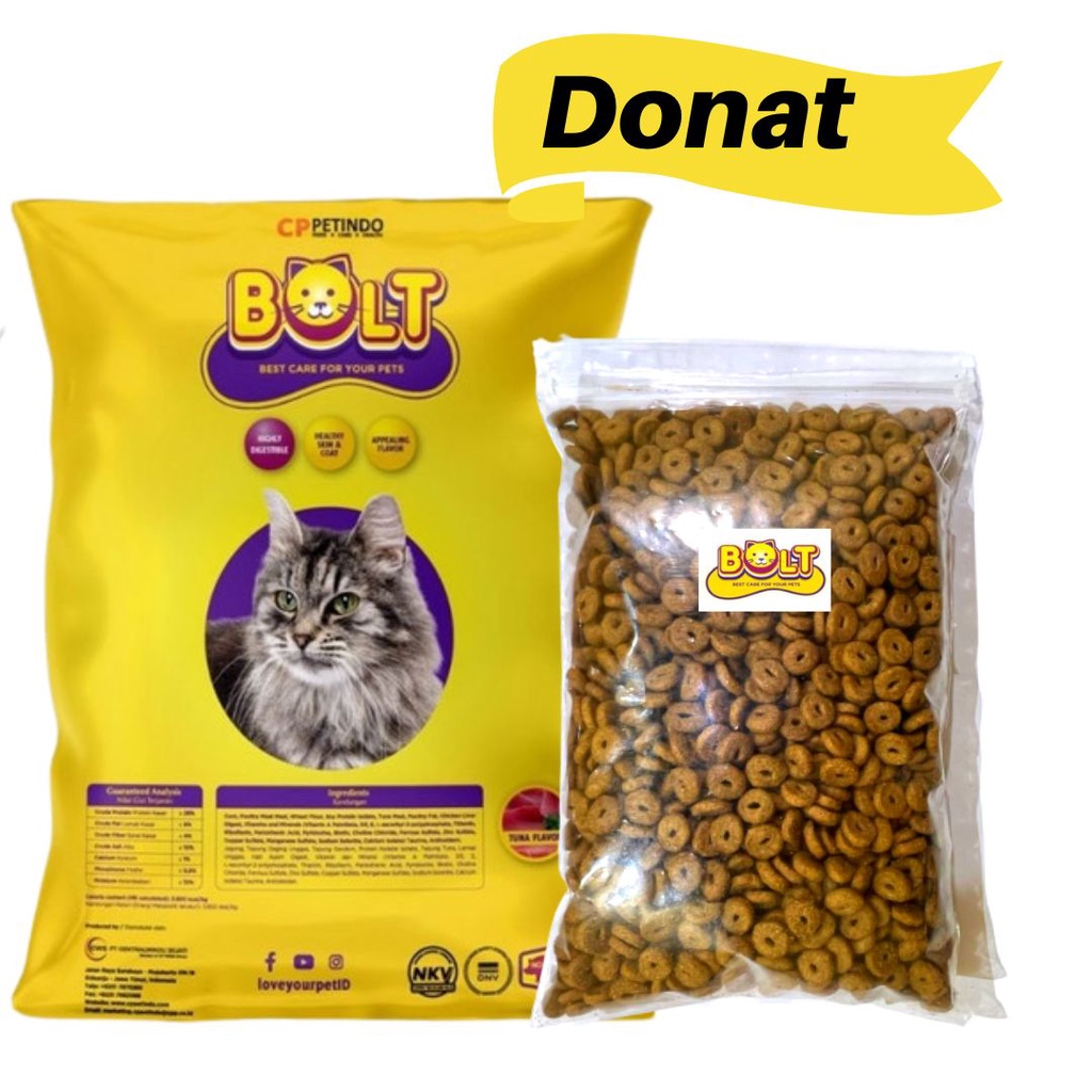 Makanan Kucing Bolt Pakan Kucing Bolt Catfood Varian Lengkap Murah ...