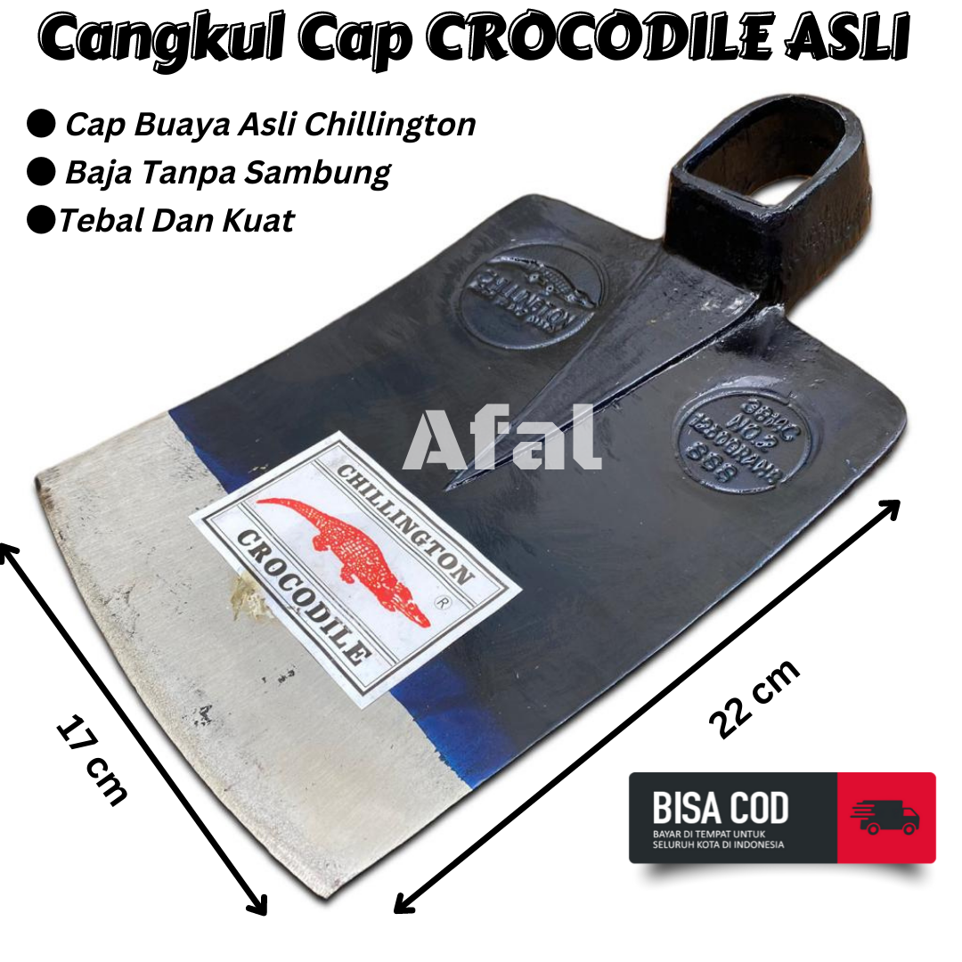 Cangkul Cap Buaya Original Produk Import Chilington Crocodile - Cangkul ...