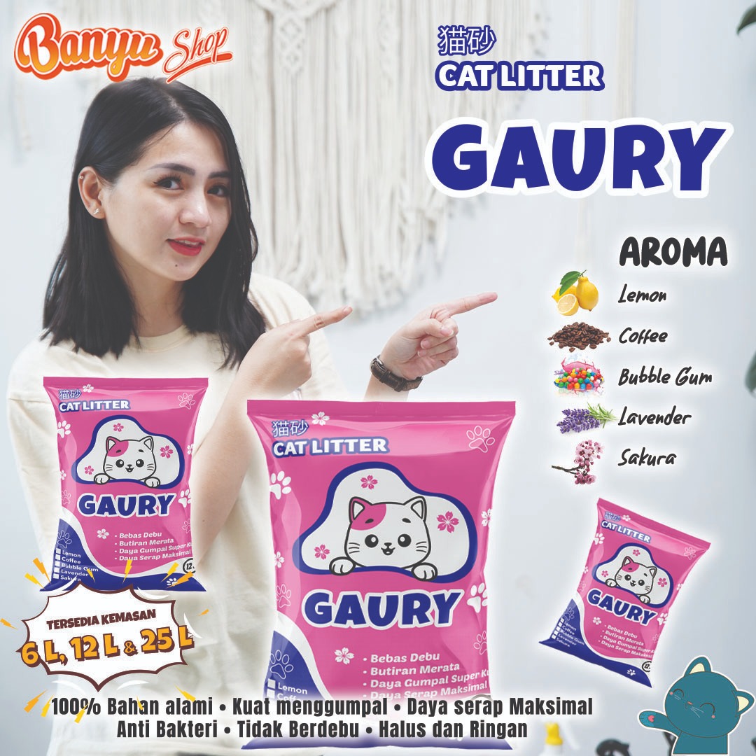 12 LITER GAURY-PASIR KUCING GUMPAL WANGI | Lazada Indonesia