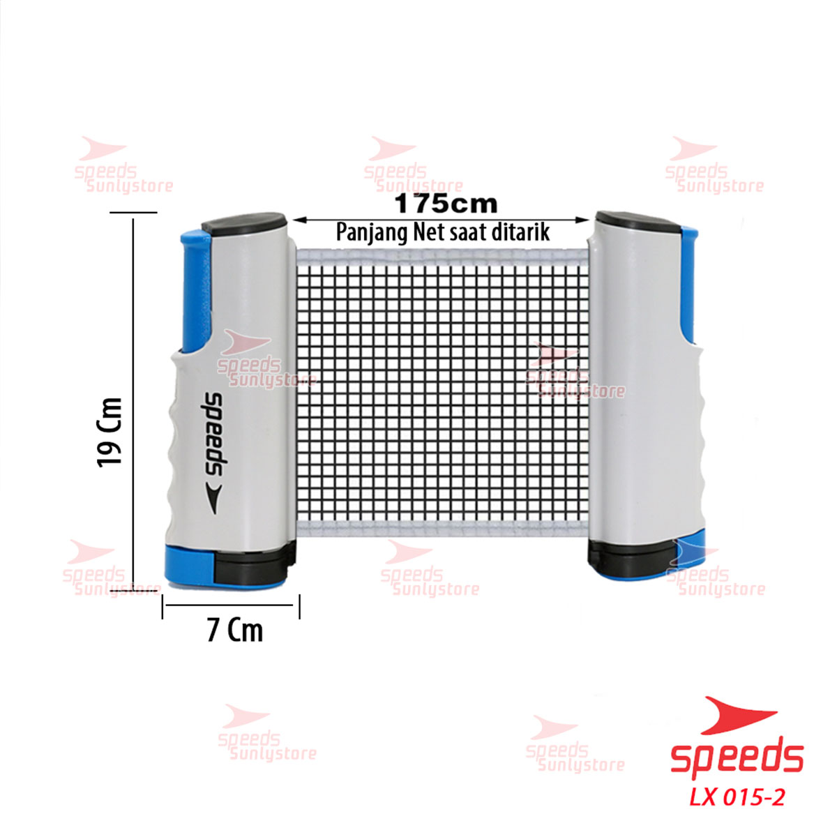 SPEEDS Universal Net Jaring Tenis Meja Pingpong Tarik Portable 160cm LX 015-02 | Lazada Indonesia