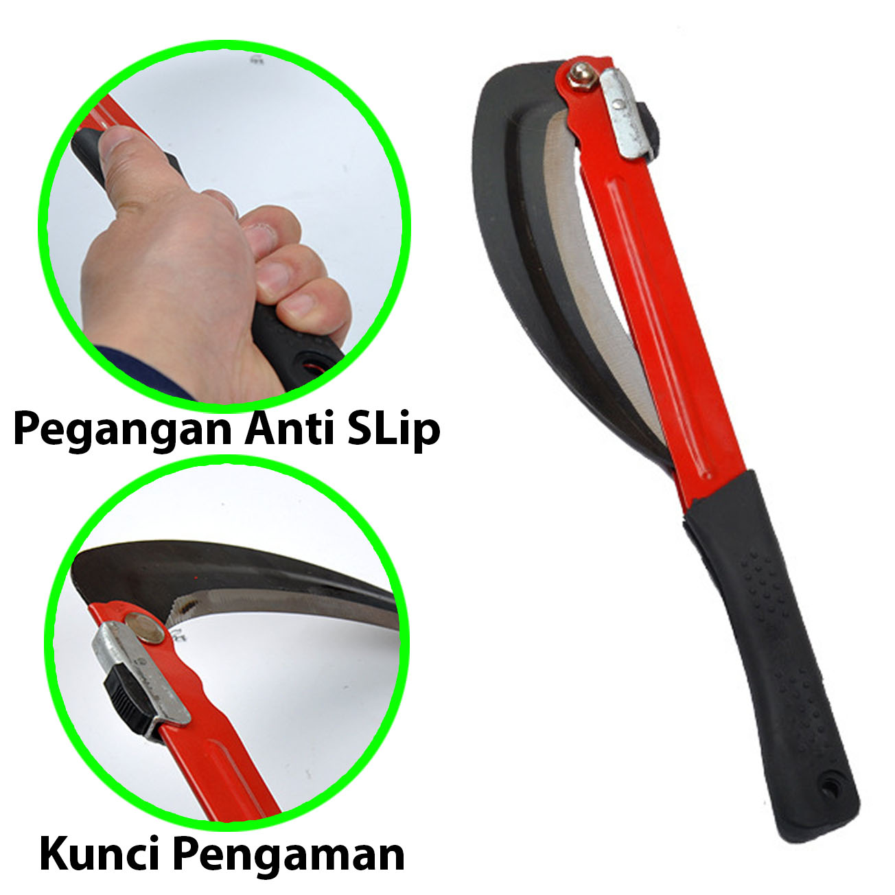 Sabit Besar Baja Tajam Lipat Serbaguna Berkebun | Lazada Indonesia