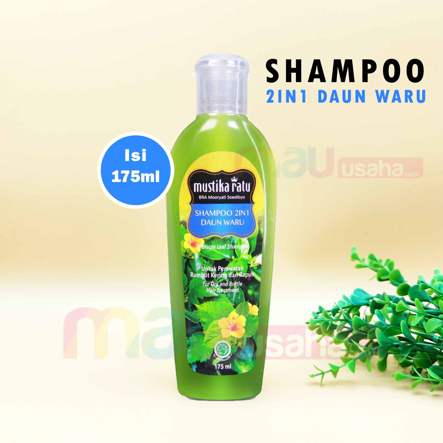 Mustika Ratu Shampoo Hair Sampo Rambut Merang Bayam Hair Tonic Penyubur ...