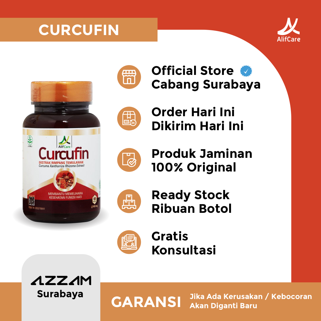 Obat Herbal CURCUFIN Bantu Memelihara Fungsi Hati Gangguan Pencernaan ...