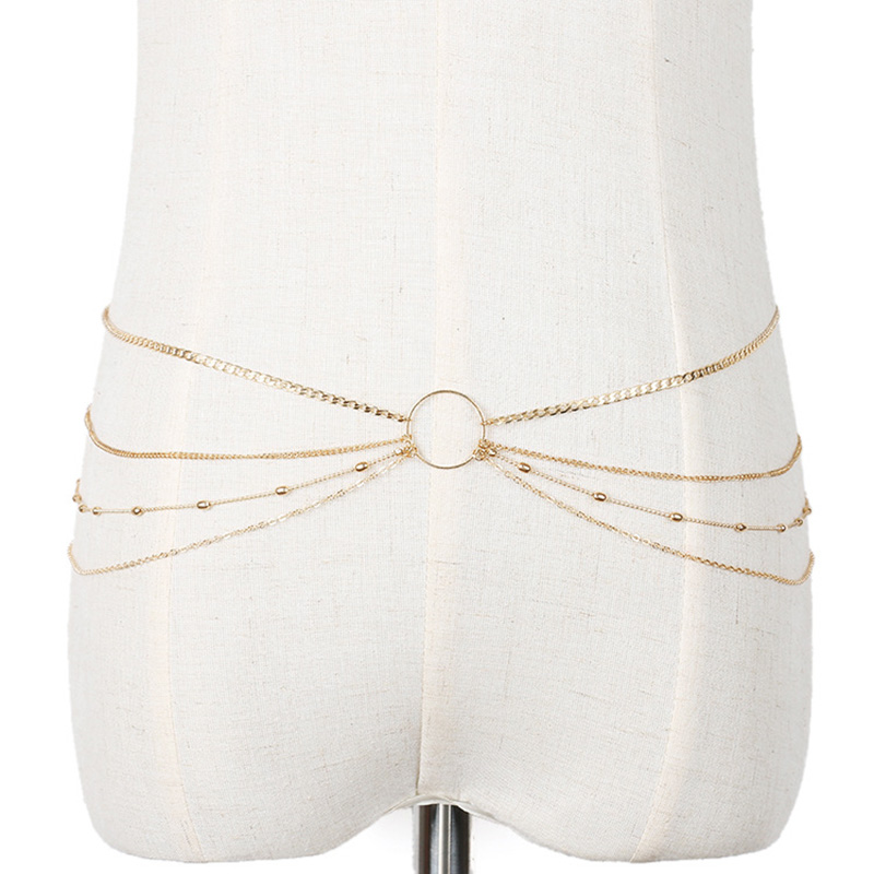 Hayating Women Belly Body Chains โบฮีเมียน Multilayers Gold Color Waist ...