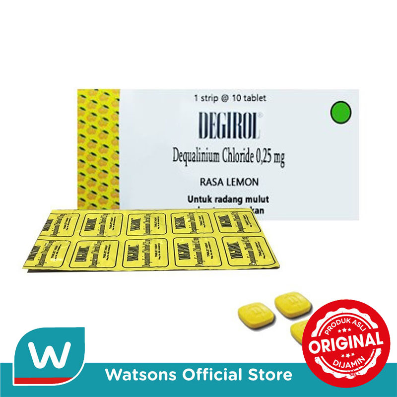 DEGIROL Lozenges Strip 10s | Lazada Indonesia