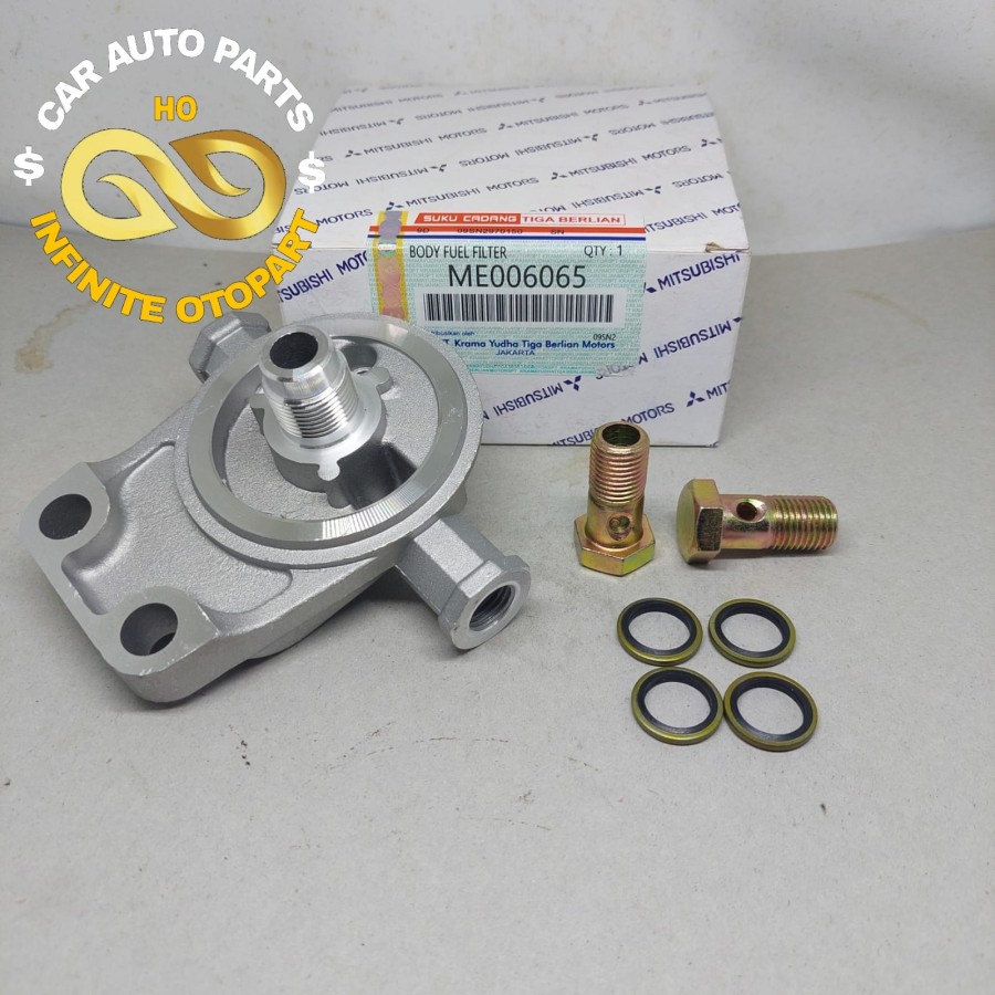HEAD BRACKET BODY FUEL FILTER RUMAH FILTER SOLAR CANTER PS100 PS120 ...