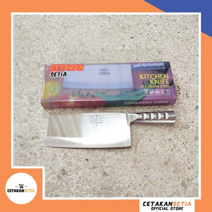 Golok DIAMOND No.2 | Golok Daging Full Stanlies | Lazada Indonesia