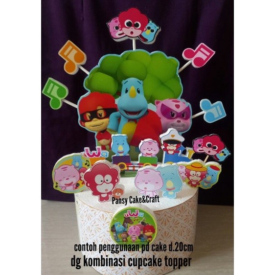 Free Ongkir Cake topper Uwa a Fries Trendi | Lazada Indonesia
