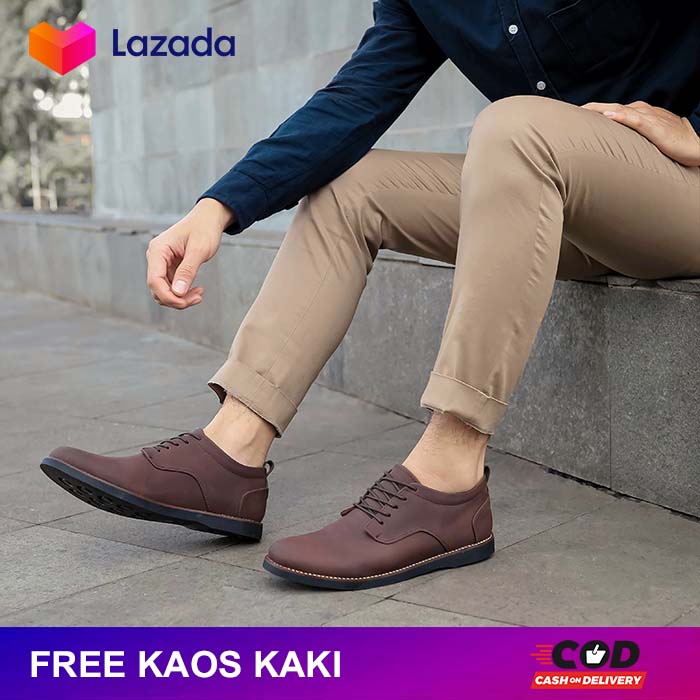 Sepatu Reyl Man Bridge Pantofel Pria Casual Formal Kerja Kantor ...