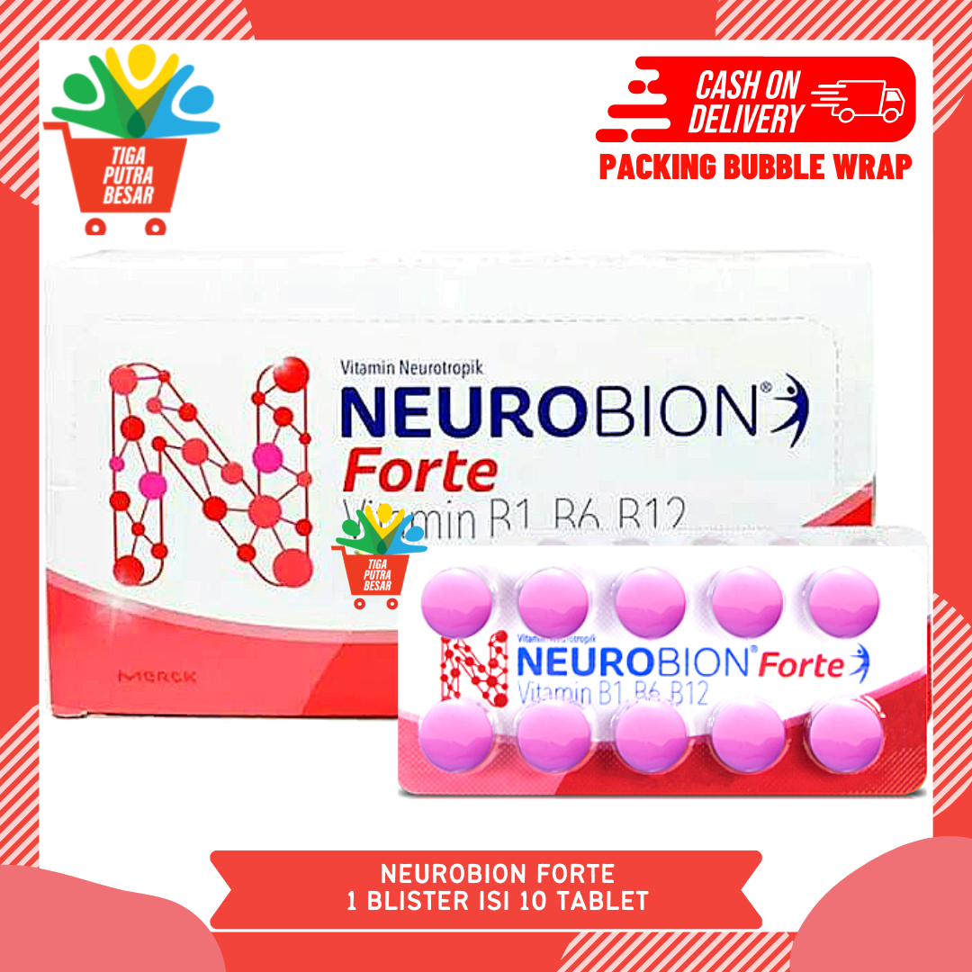 NEUROBION FORTE VITAMIN B1 B6 B12 1 STRIP ISI 10 TABLET | Lazada Indonesia