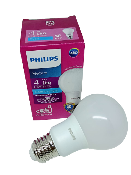 Lampu Led Philips 4w Putih 4 Watt Besar | Lazada Indonesia