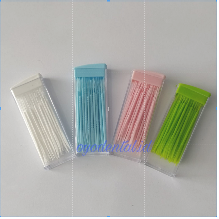 50pcs pembersih sela gigi / tusuk gigi / dental floss toothpick ...