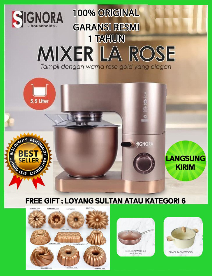 Signora Mixer La Rose dan Bonus Hadiah | Lazada Indonesia