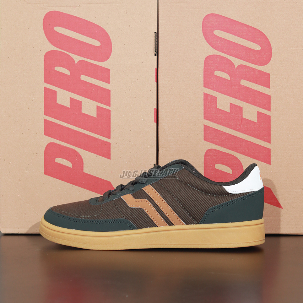 Piero Sepatu Sneakers Derby CVS - Raven/Gum | Lazada Indonesia