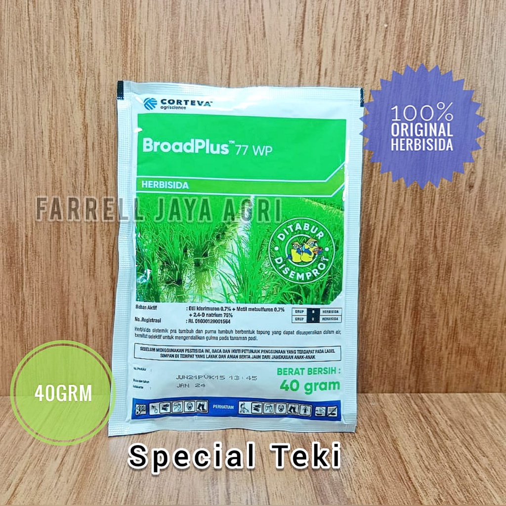 HERBISIDA ALLY PLUS | BROADPLUS 77 WP 40 GRAM | Lazada Indonesia