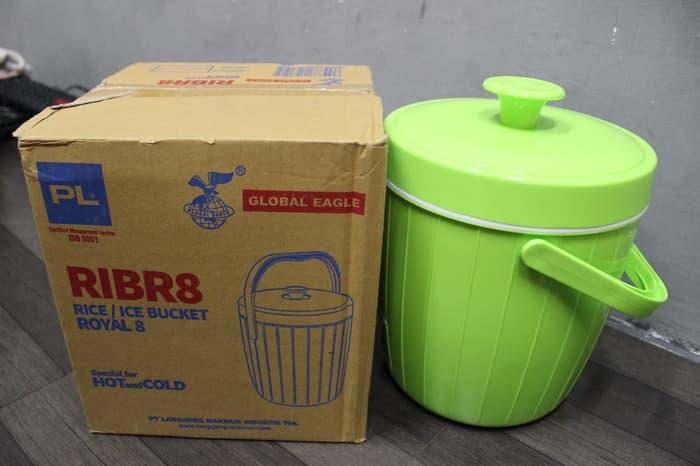 Termos Es / Nasi 6L Rice Bucket Ice Tempat Penyimpanan Nasi Es Batu Box ...