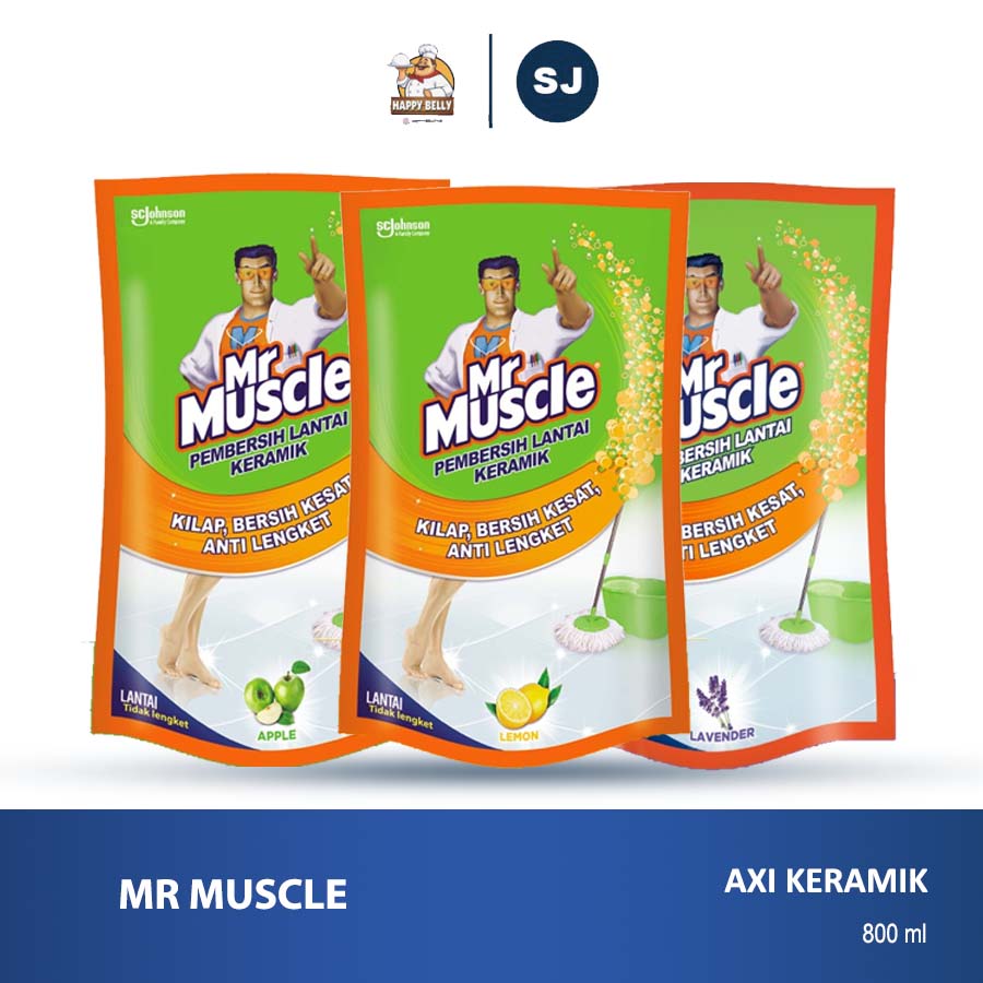 MR MUSCLE PEMBERSIH LANTAI KERAMIK POUCH 720ML | Lazada Indonesia