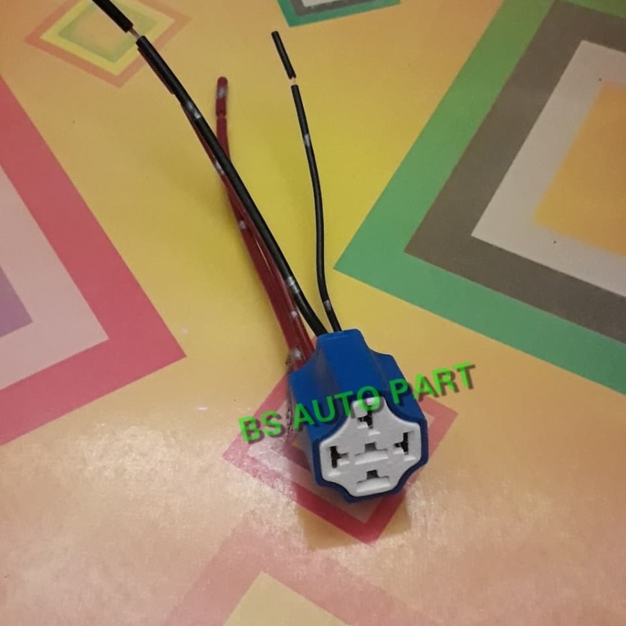 Socket Soket Relay Riley Rilei Klakson 4 Kaki Keramik-Ceramic (1pc ...