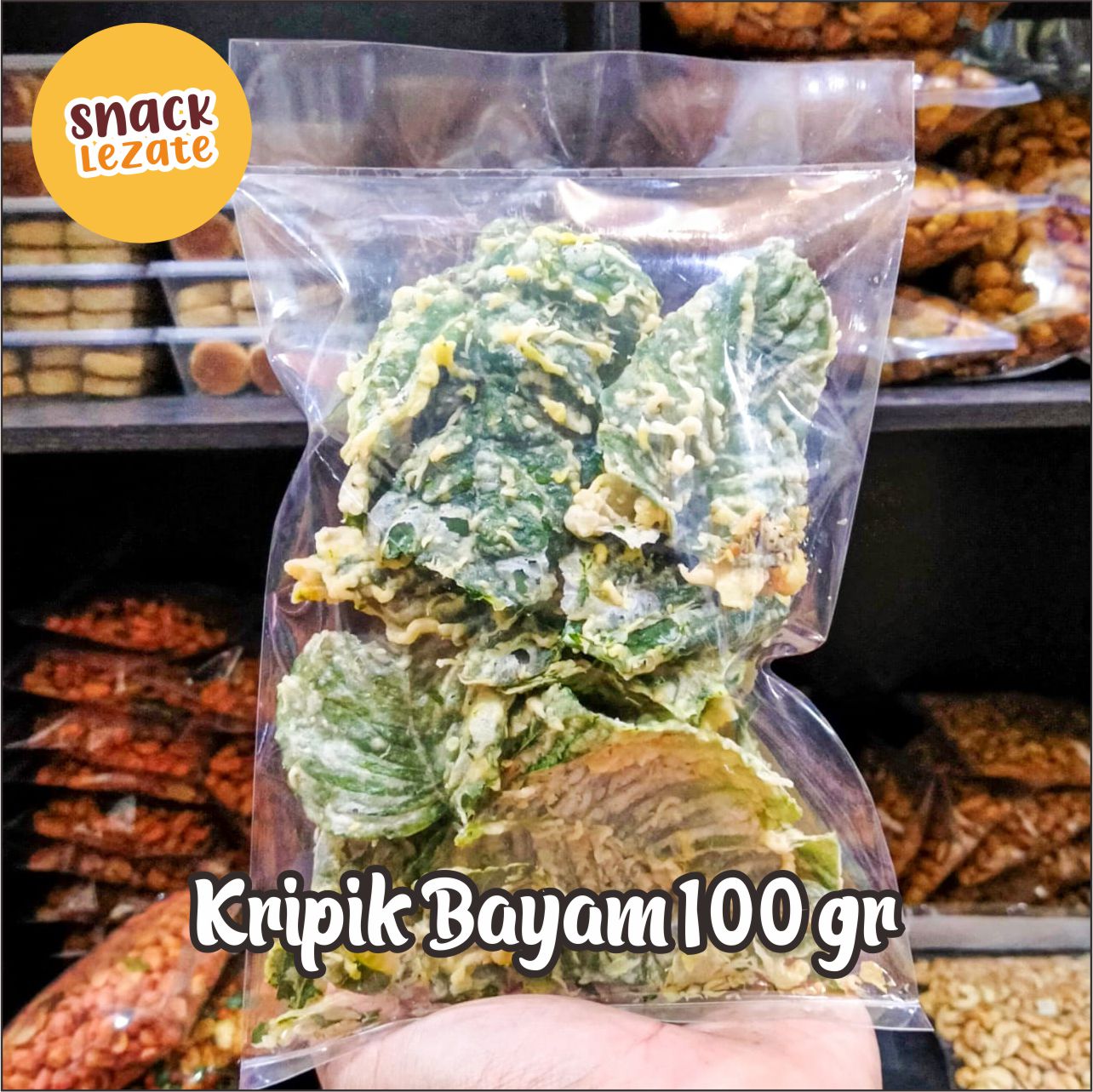 Kripik Bayam 500gr Gurih Enak Renyah Murah / Keripik Bayam Kiloan ... Kripik Bayam 500gr Gurih Enak Renyah Murah / Keripik Bayam Kiloan ...