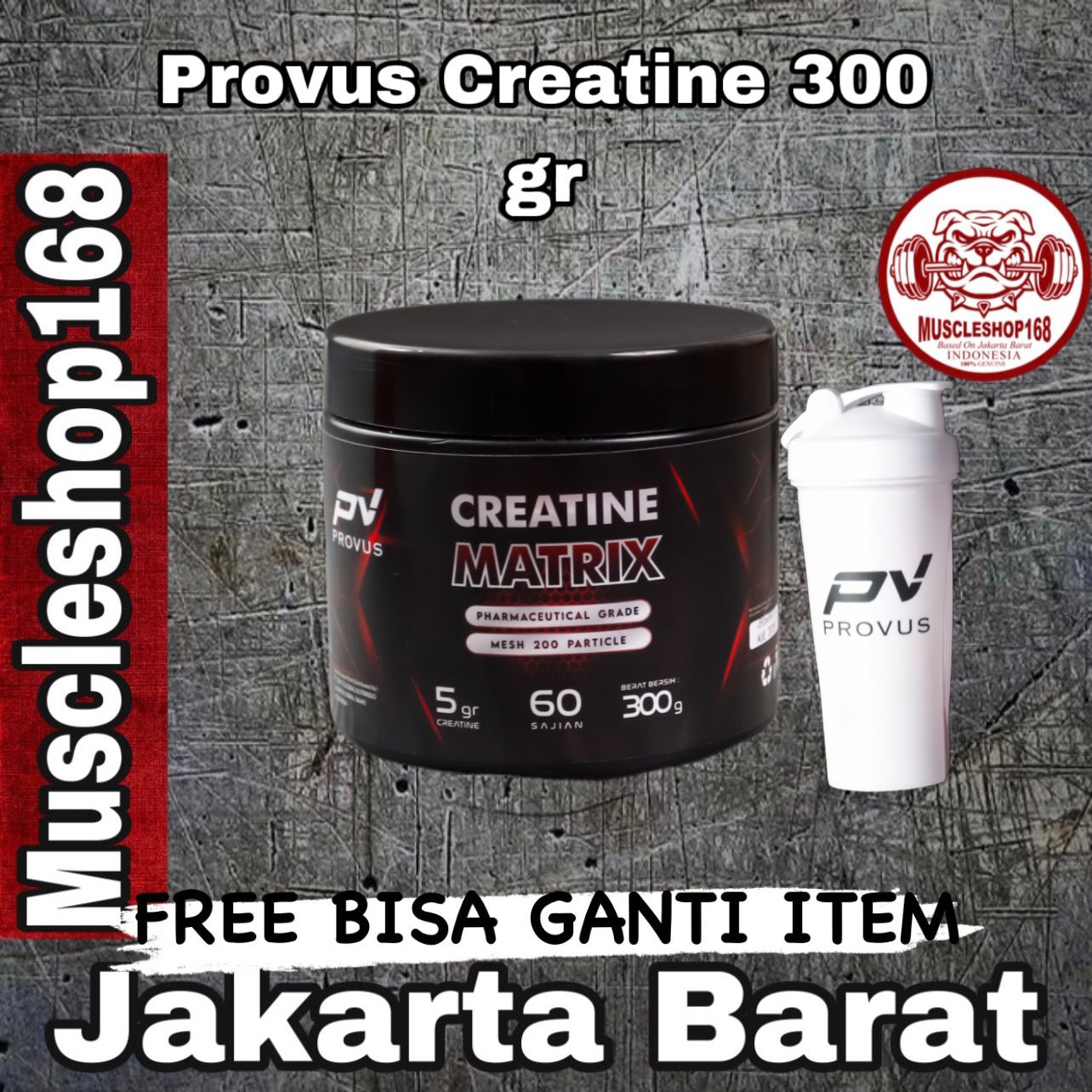 Provus Creatine Matrix 300 Gram ( 60 Serving ) 120 gr ( 24 serving ...