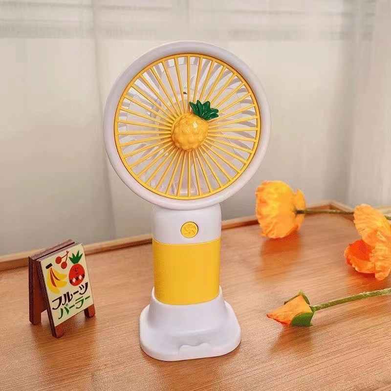 KIPAS MINI GENGGAM USB CARGER/KIPAS MINI KARAKTER BUAH/KIPAS MINI ...