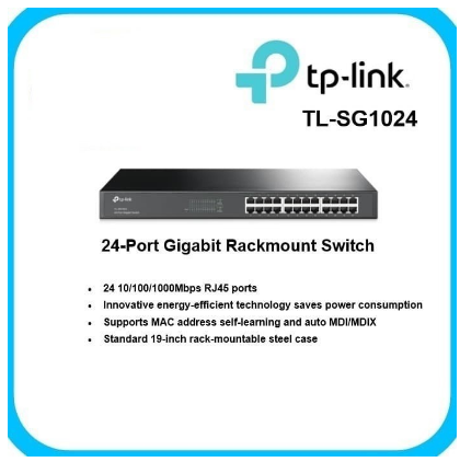 Switch Hub 24 port gigabit TP Link TL SG1024D | Lazada Indonesia