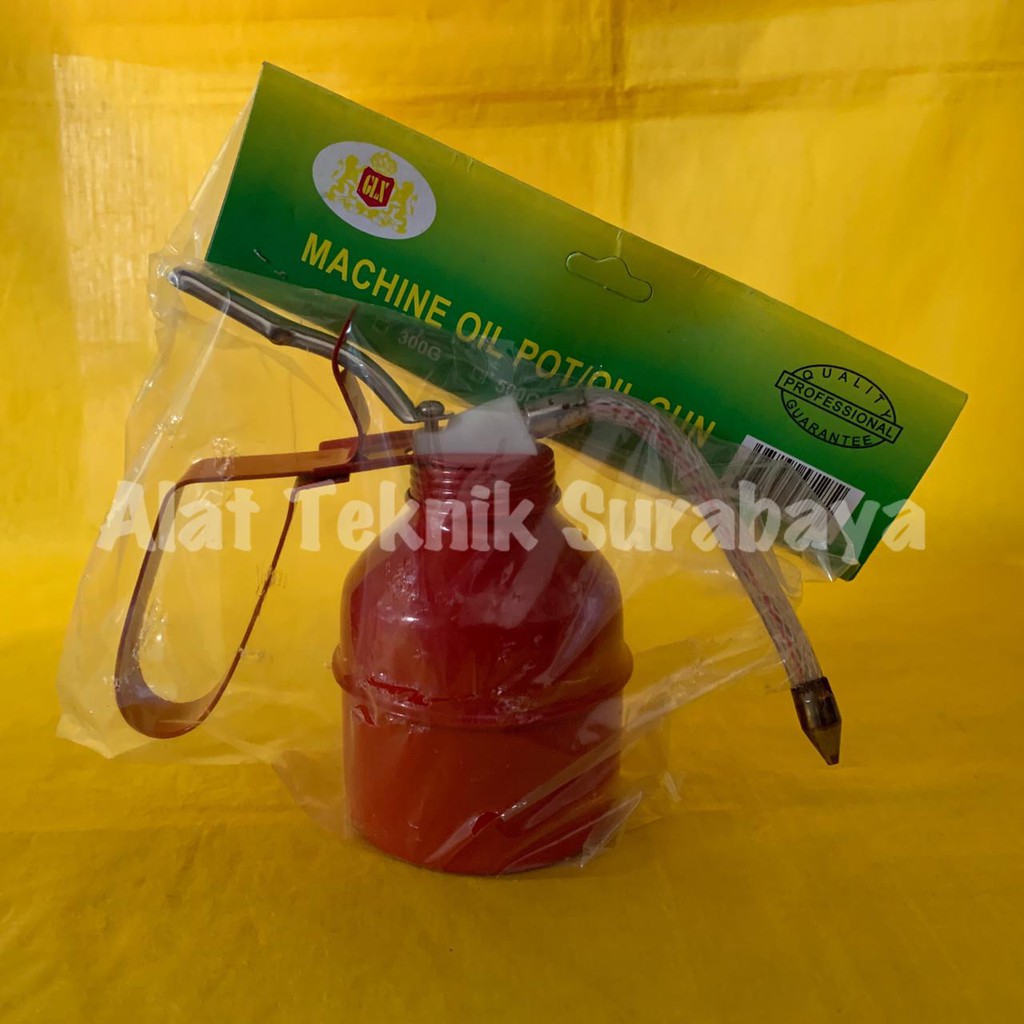 OIL CAN GLX 300 500 CC ML MACHINE OIL POT GUN MINYAK ALAT SEMPROTAN ...