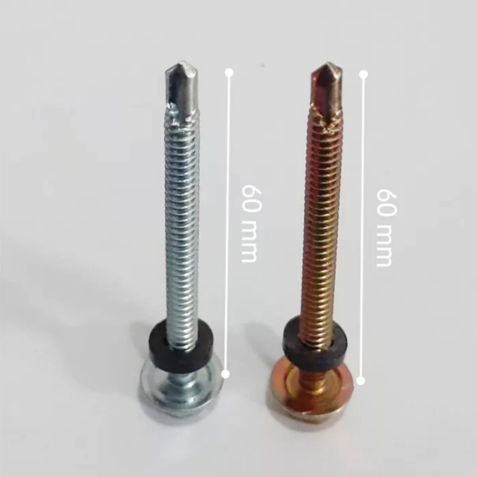 50pcs baut baja ringan roofing/drilling 12x50 panjang 5cm isi 50pcs ...