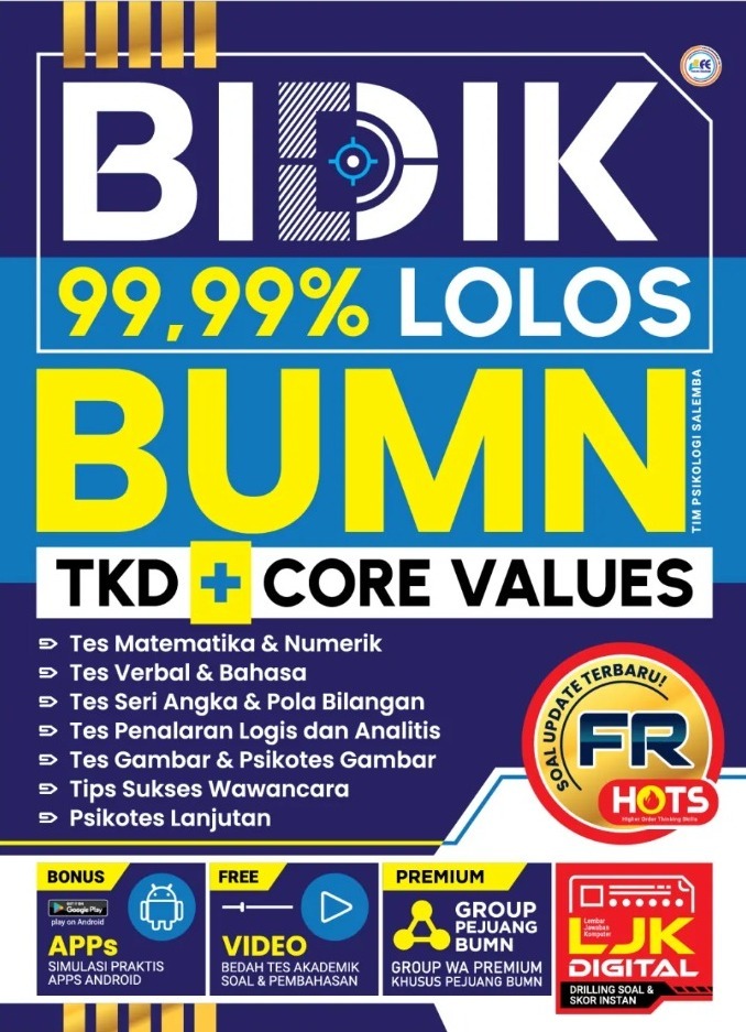 PANDUAN RESMI TES BUMN 2024/2025 ,BIDIK 99,99 BUMN ,AL FAIZ TERBARU ... PANDUAN RESMI TES BUMN 2024/2025 ,BIDIK 99,99 BUMN ,AL FAIZ TERBARU ...