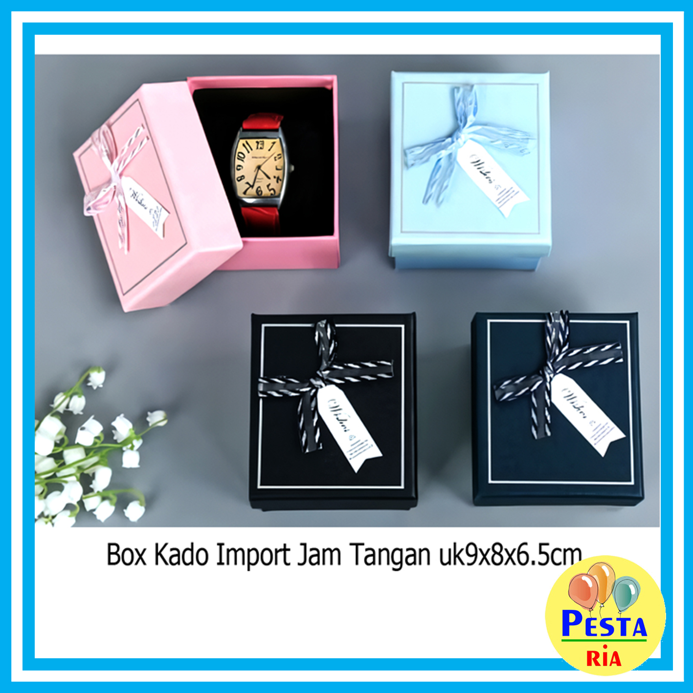 Murah!! (1Pcs) Box Kado Import Jam Tangan, kotak kado, kotak jam tangan ...
