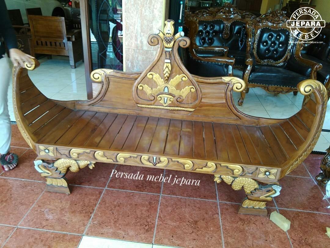 Bale - bale perahu / Kursi santai / Bangku jati / Kursi classic ...