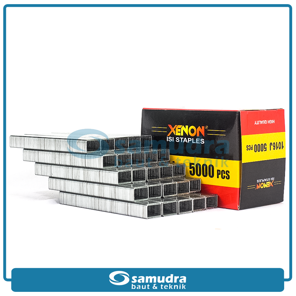 Isi Staples Tembak XENON 1016J Refill 16 mm U Nailer Stapler Gun Angin ...