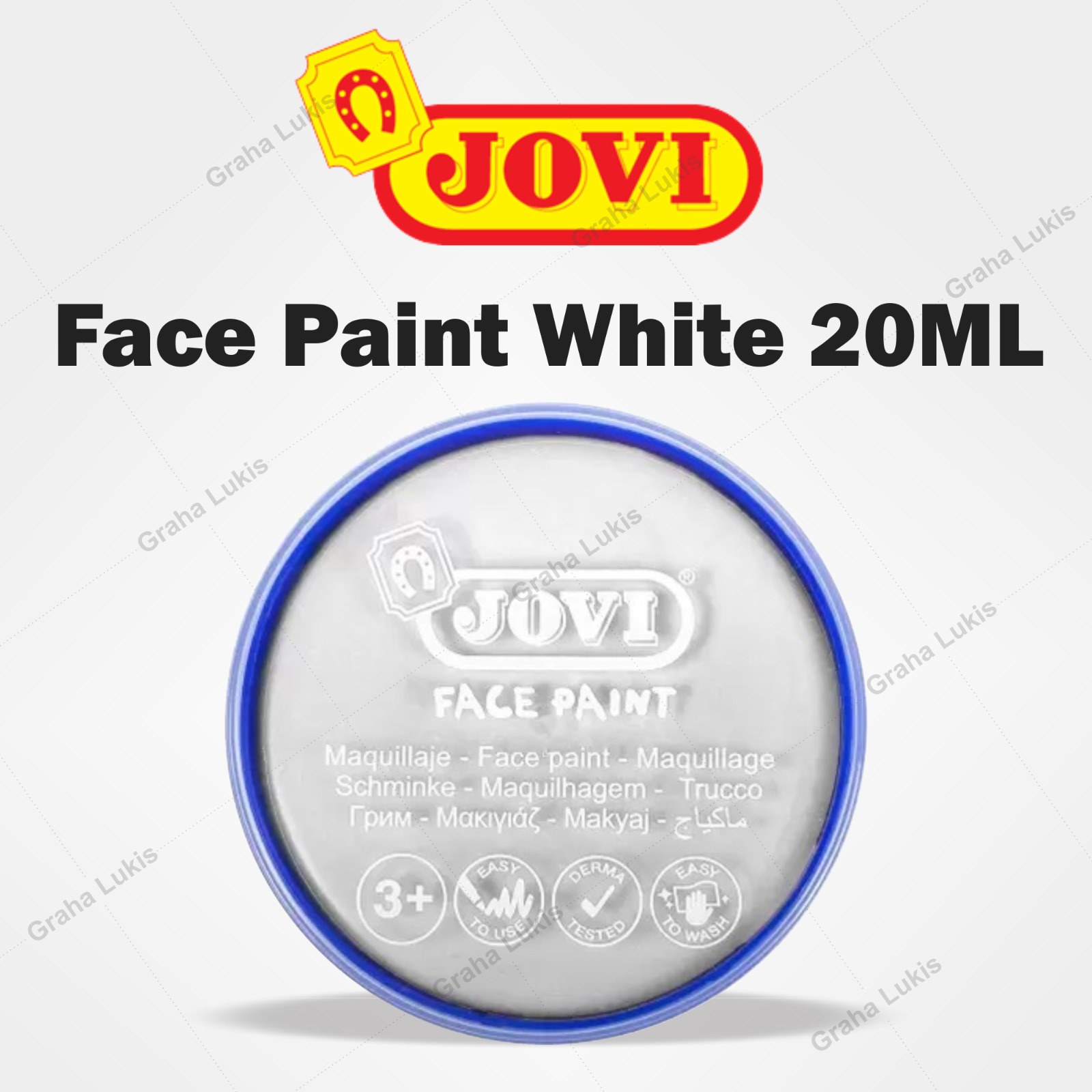 JOVI Cream Face Paint 20ML - WHITE | Lazada Indonesia