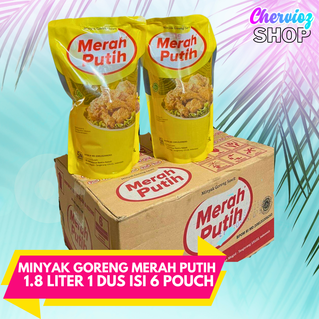 Minyak Goreng MERAH PUTIH 1.8L Refil 1 Dus Isi 6 Pouch | Lazada Indonesia