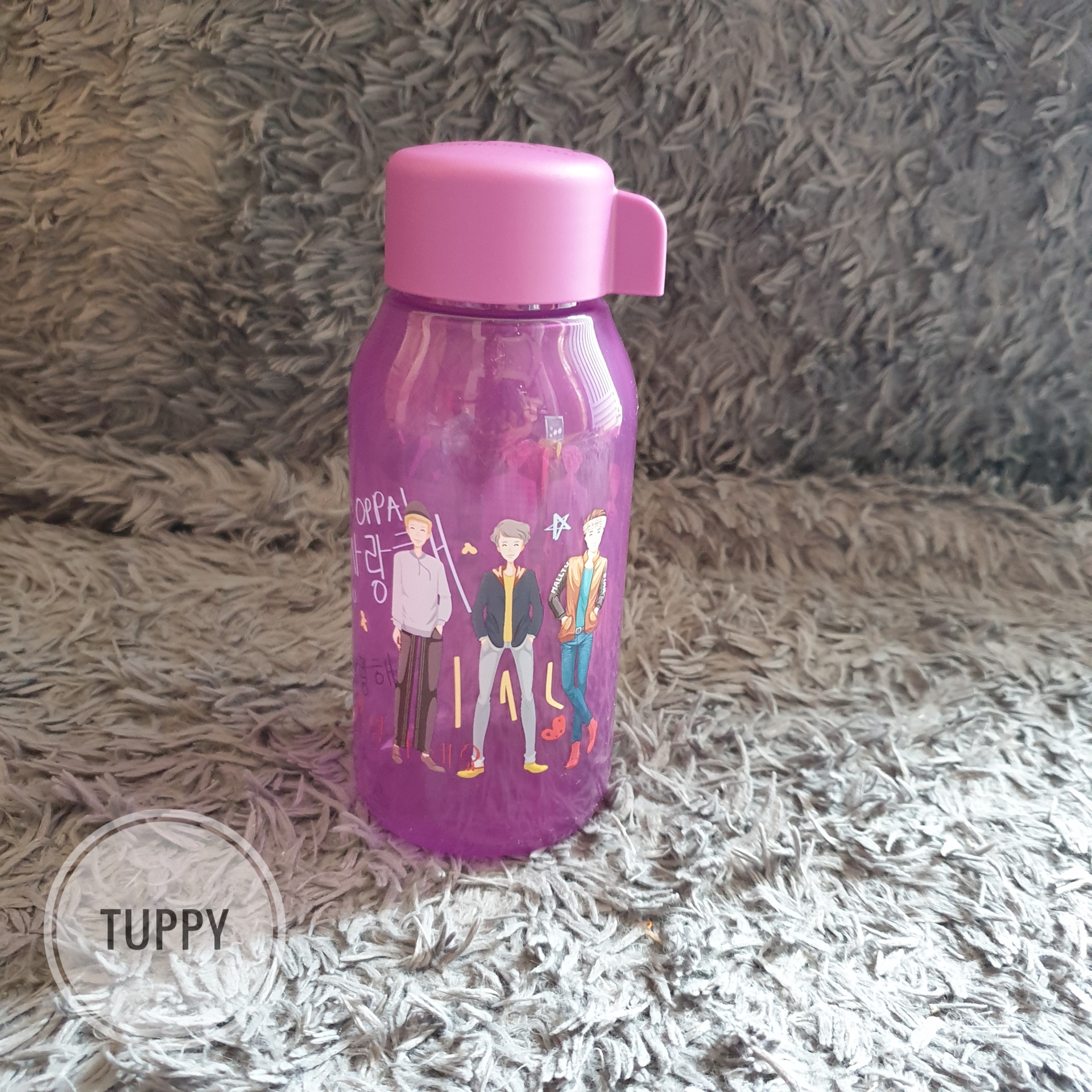 Botol Minum Tupperware Fancy Bottle 350 ml (1) Satuan Ungu | Lazada ...